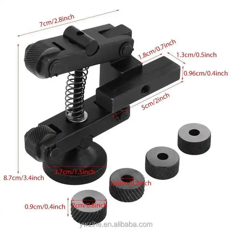 Knurling Holder Linear Knurl Lathe Adjustable Shank With Wheels Lathe ...