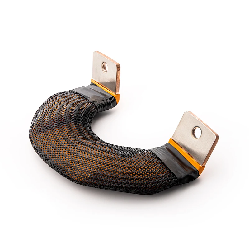 Customized Flexible Copper Busbar Braid Busbar Copper Foil Connectors ...