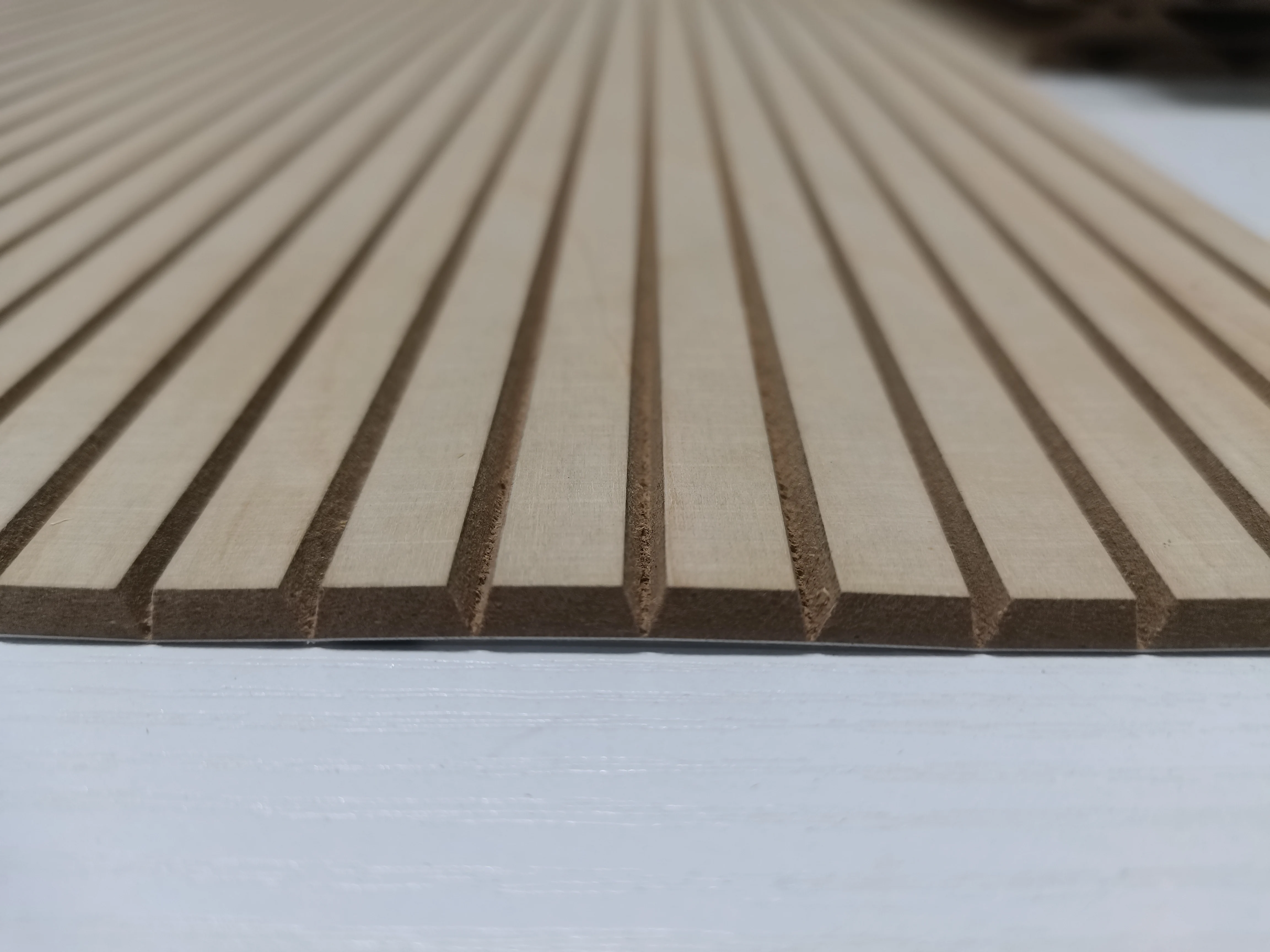 Texture 3d Wood Wave Mdf Fluted Wall Panel Carved Mdf Wall Panels - Buy ...