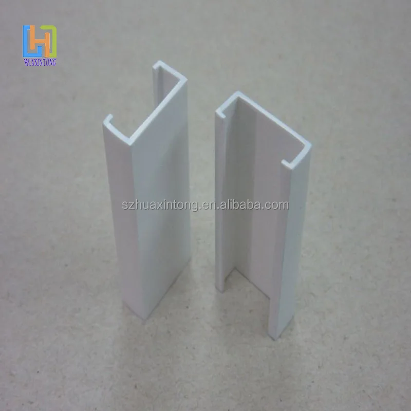 Extrusion Plastic Rigid White Pvc U Channel Decorated Profile for Door ...