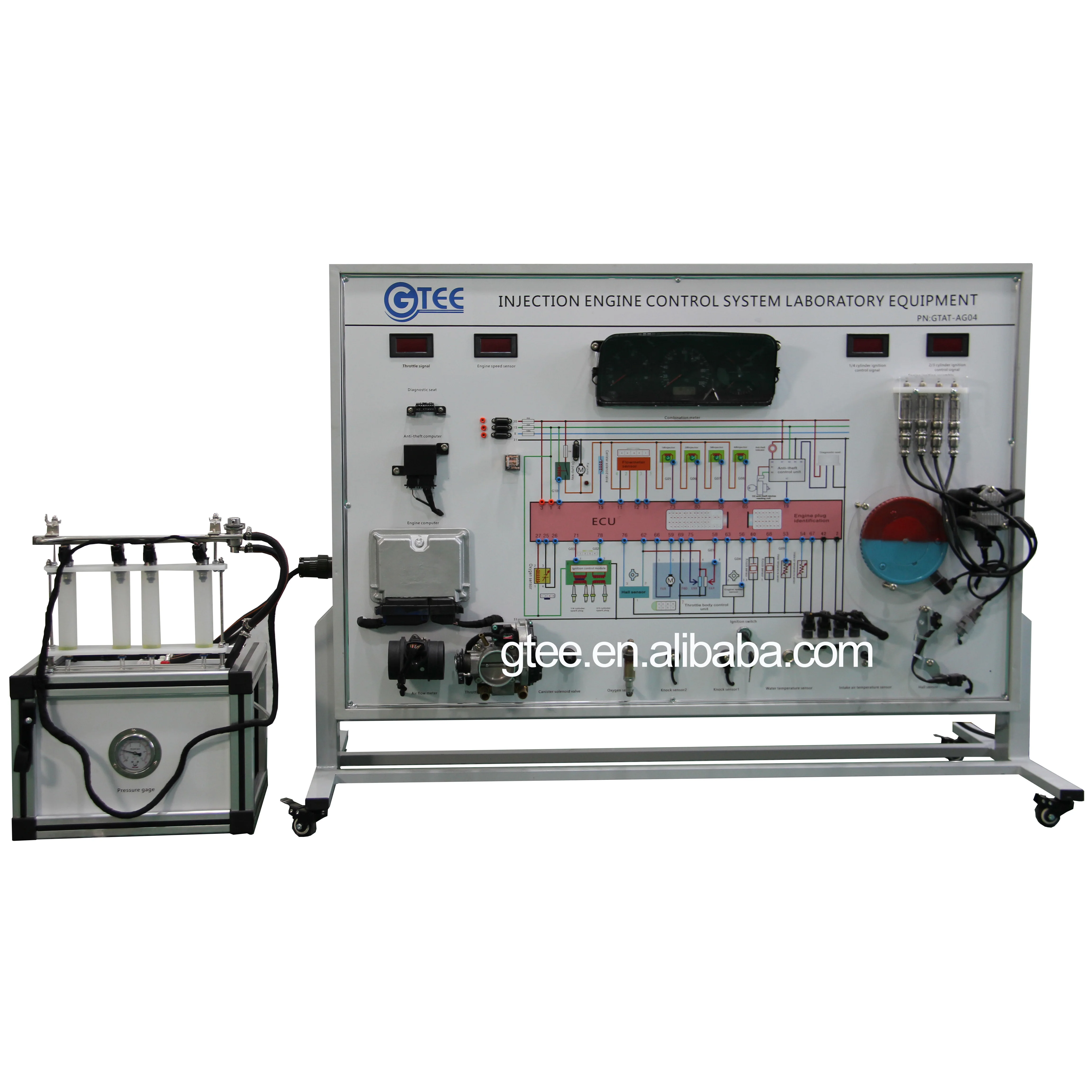 School Automotive Training Board Injection Engine Control System ...