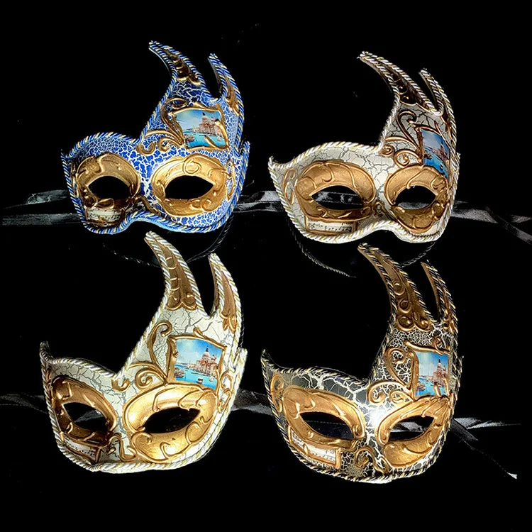 Masquerade Rome Carnival Mask for Adults Men/Women Wholesales Gold ...