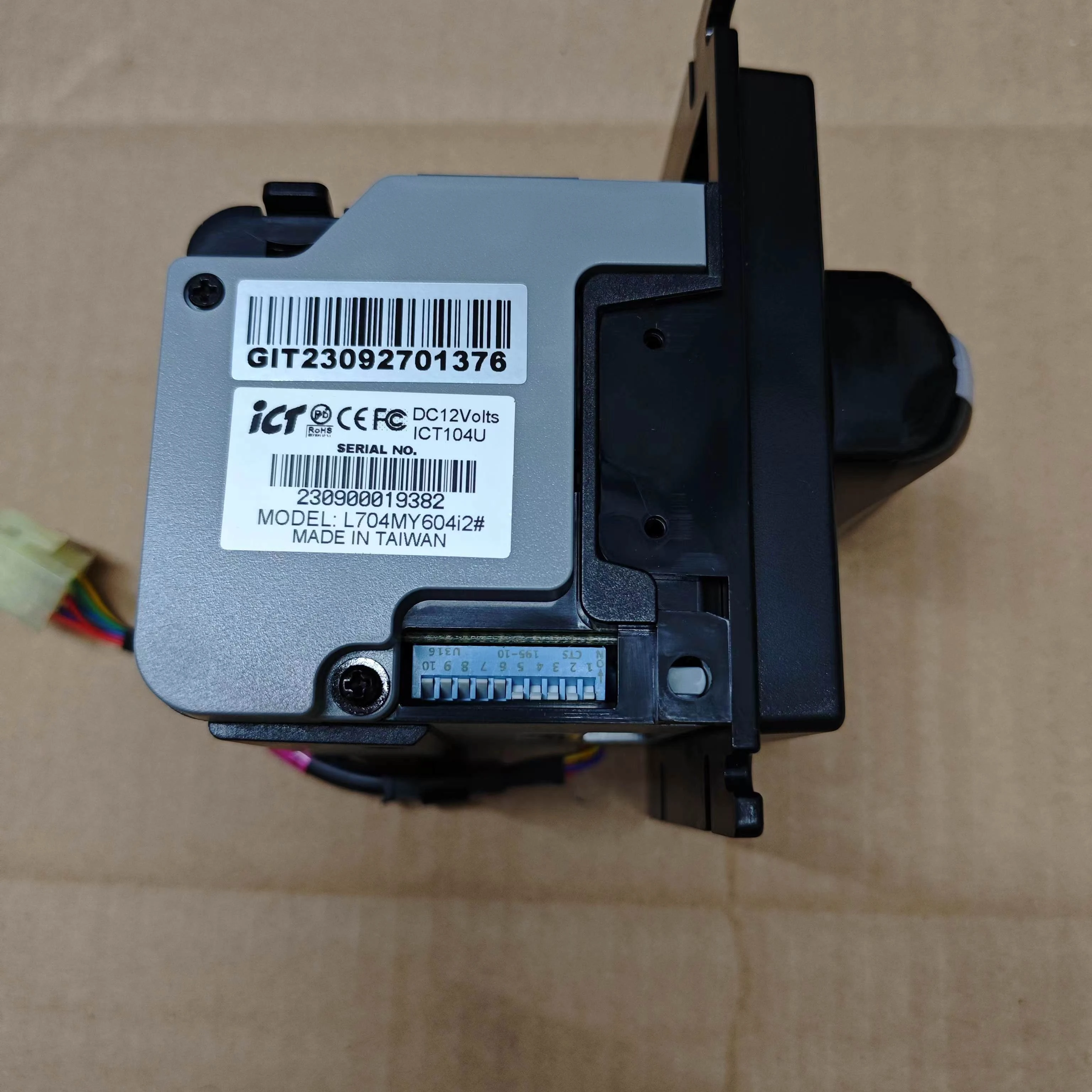 ICT bill acceptor Model L704MY601i2 bills/notes acceptor specific for ...