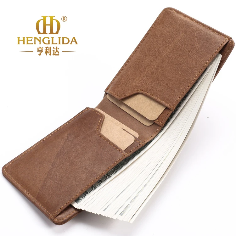 High Quality Simple Style Original Leather Volet Vintage Super Thin The ...