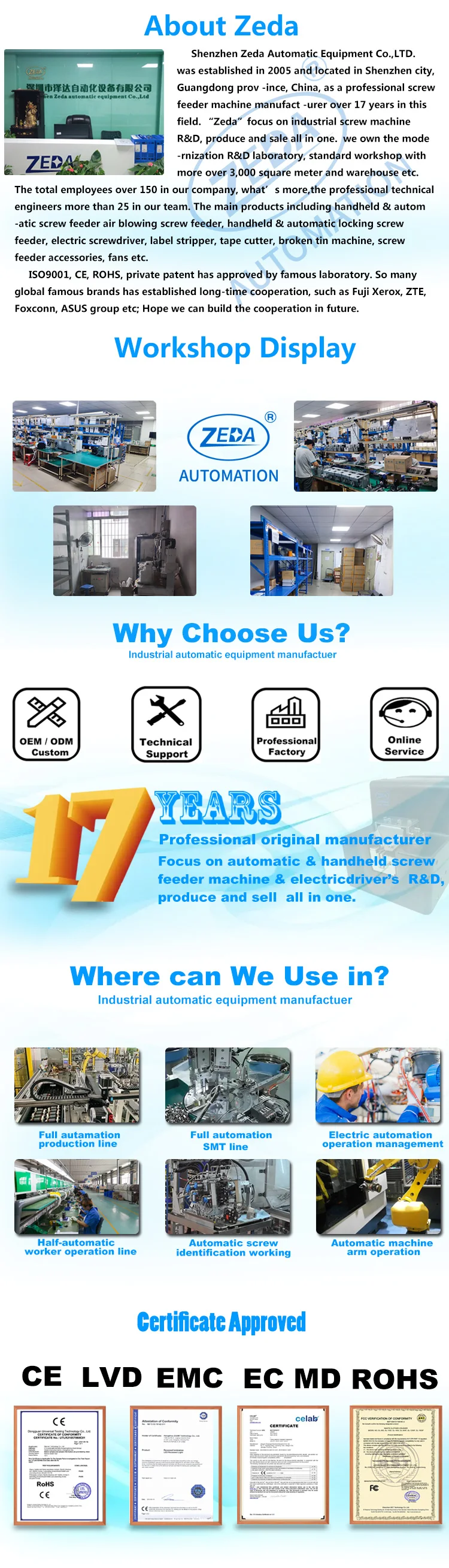 ZEDA MKS1069-C Screw Feeder - Efficient & Reliable Performance