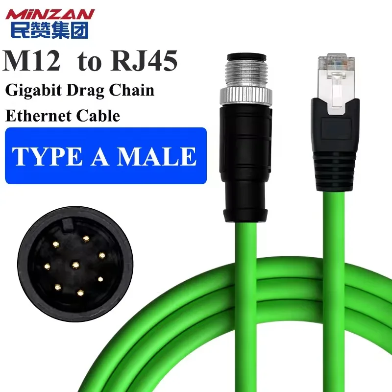 Rj45 To M12 X A Coded M12 X Coded Industrial Ethernet Cable Industrial ...