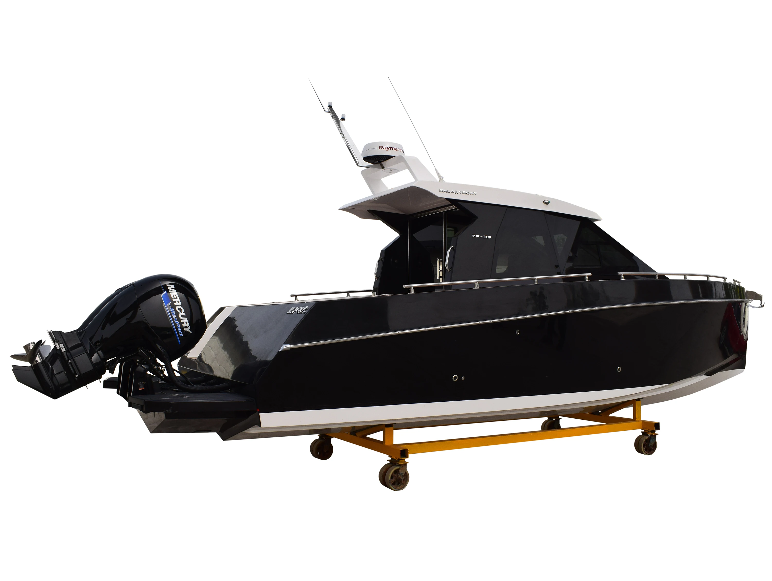33ft Fiberglass Hull Speed Boat Luxury Yacht Fishing Boat - Buy Speed ...