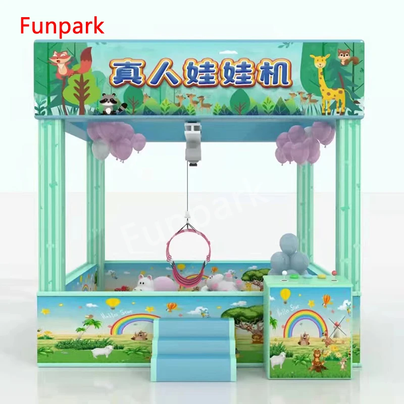Shopping Mall Large Claw Machine Real Human Claw People Catch Doll ...