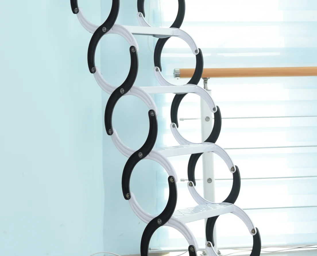 Ceiling Mounted Roof Access Retractable Folding Zip Step Attic Ladders