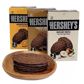 Wholesale Korean Hershey Chocolate Flavor Biscuit Waffle Biscuit Exotic ...