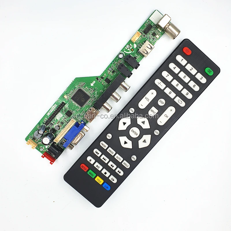 Universal Tv Board T.sk105a.03 Lcd Tv Motherboard With Remote Control ...