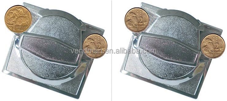 Double Slots Mechanical Vending Machine Coin Mechanism TR124