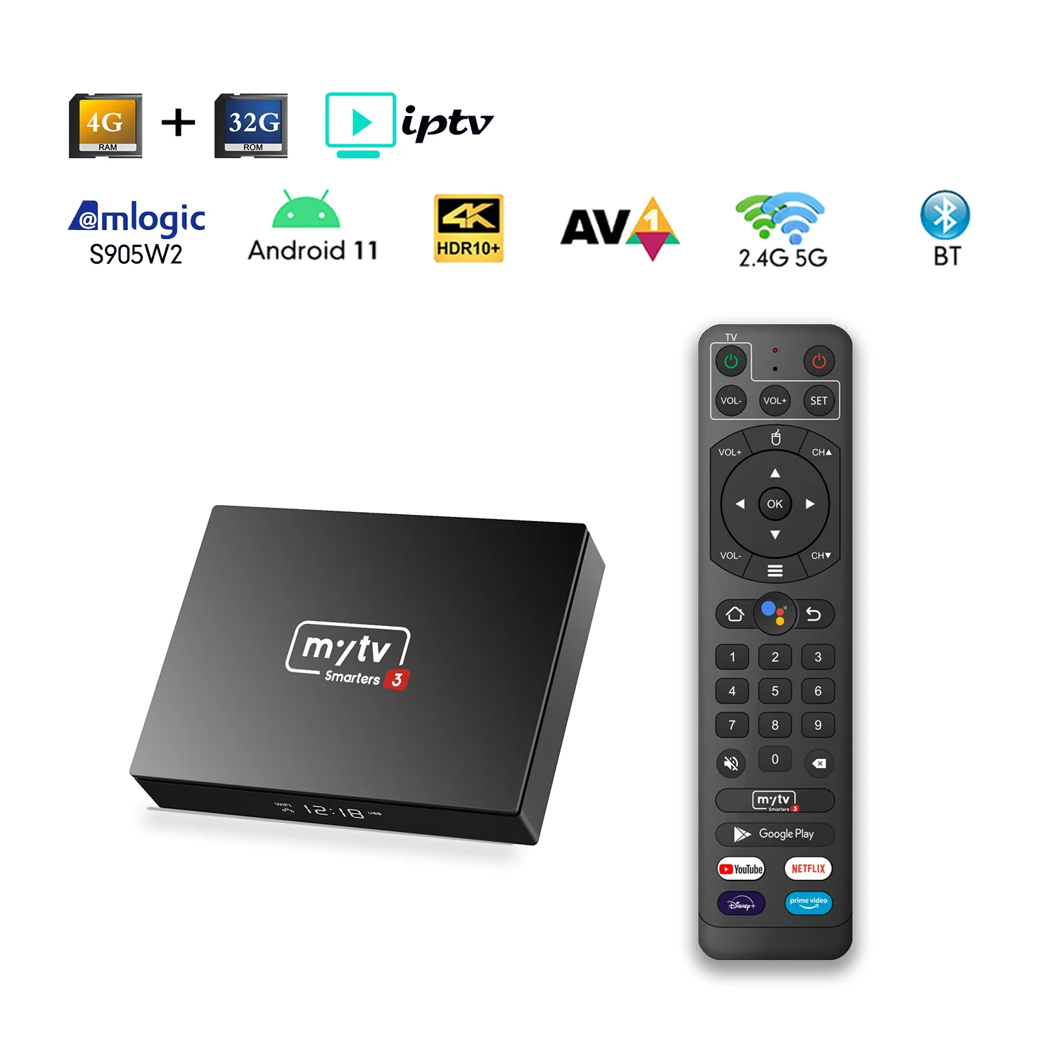 Iptv Box 1year Subscription For T9 Mytv Smarters 3 Player 4gb 32gb Android Smart Tv Stb Free ...