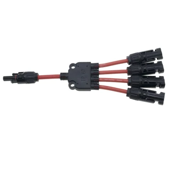 Pv System Electronic Application Male 4 To 1 Female Waterproof Ip67 ...
