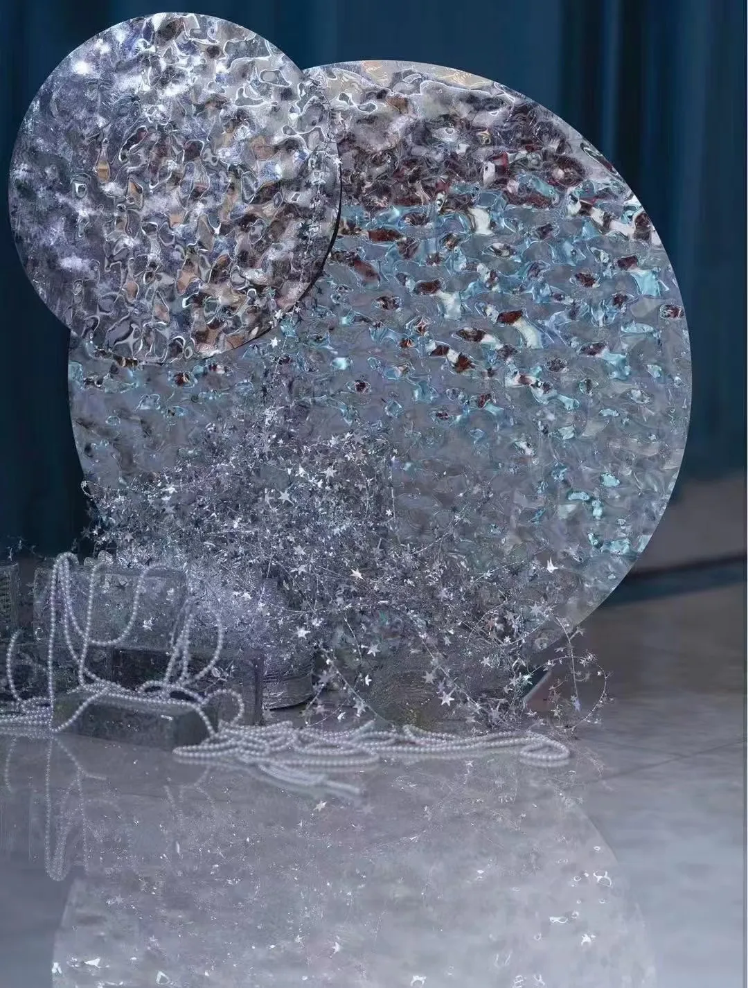 Reflective Mirror Plastic Water Ripple Mirror Carpet Roll Mirror Thin ...