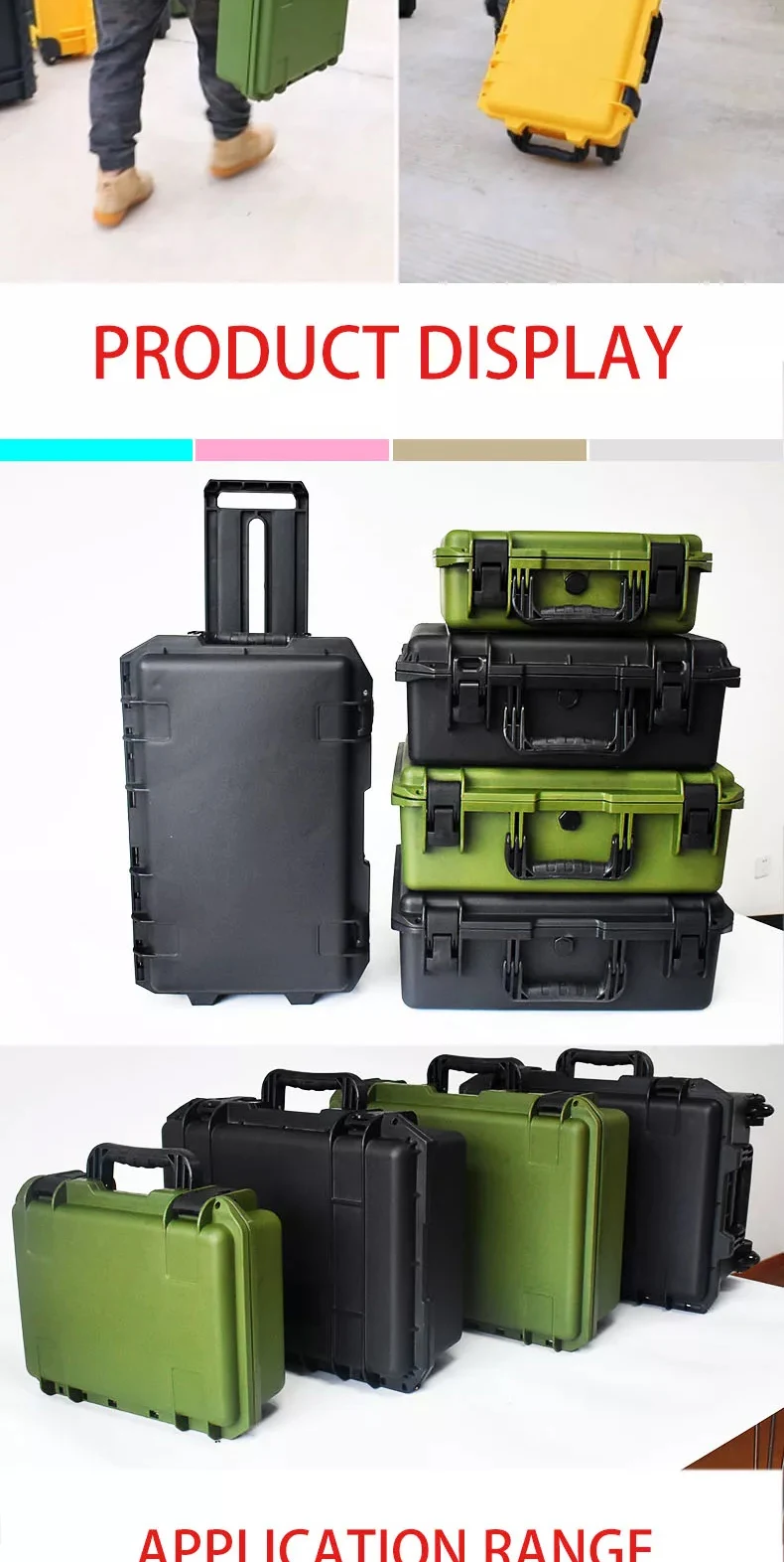 Hard Plastic IP67 Shockproof Waterproof Carrying Equipment Tool Case| Alibaba.com