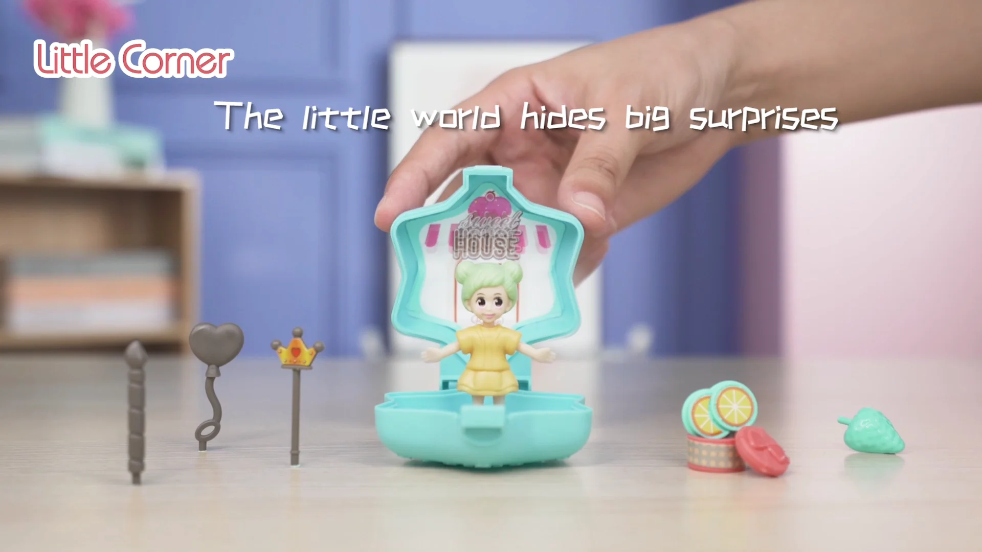 2023 Kid Toy Children Princess Doll Toy Mini Doll House Girl Role ...
