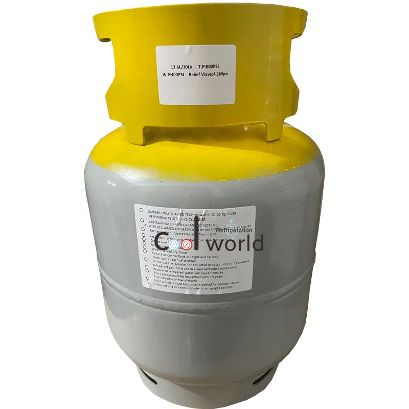 COOLWORLD 30lb R410A Refrigerant Recovery Cylinder Tank