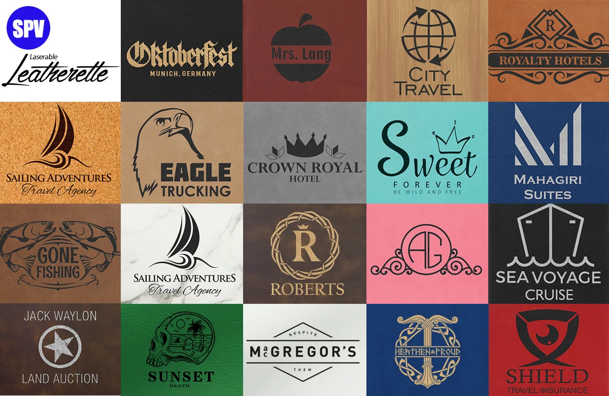 Laser Engraving Leather Blanks - Customizable Solutions