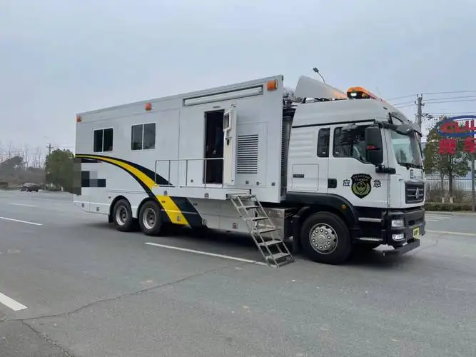 Pull Out Platform Pull Out Ladder Folding Stair Command Vehicle and ...