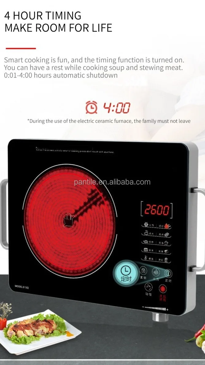 2200w Single Burner Touch Control Clay Pot Stove And Infrared Circuit ...