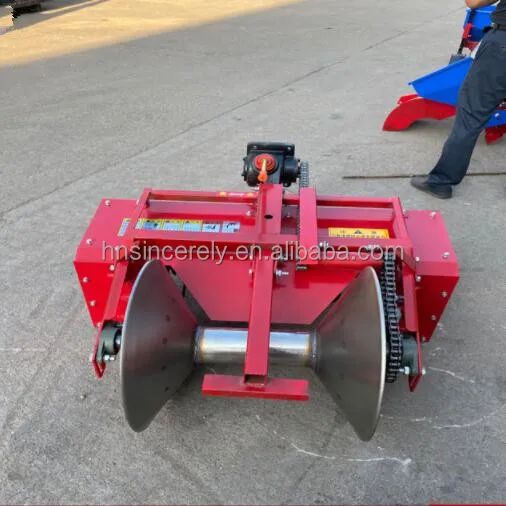 Small Walk-Behind Tractor for Efficient Strawberry Ridge Cultivation