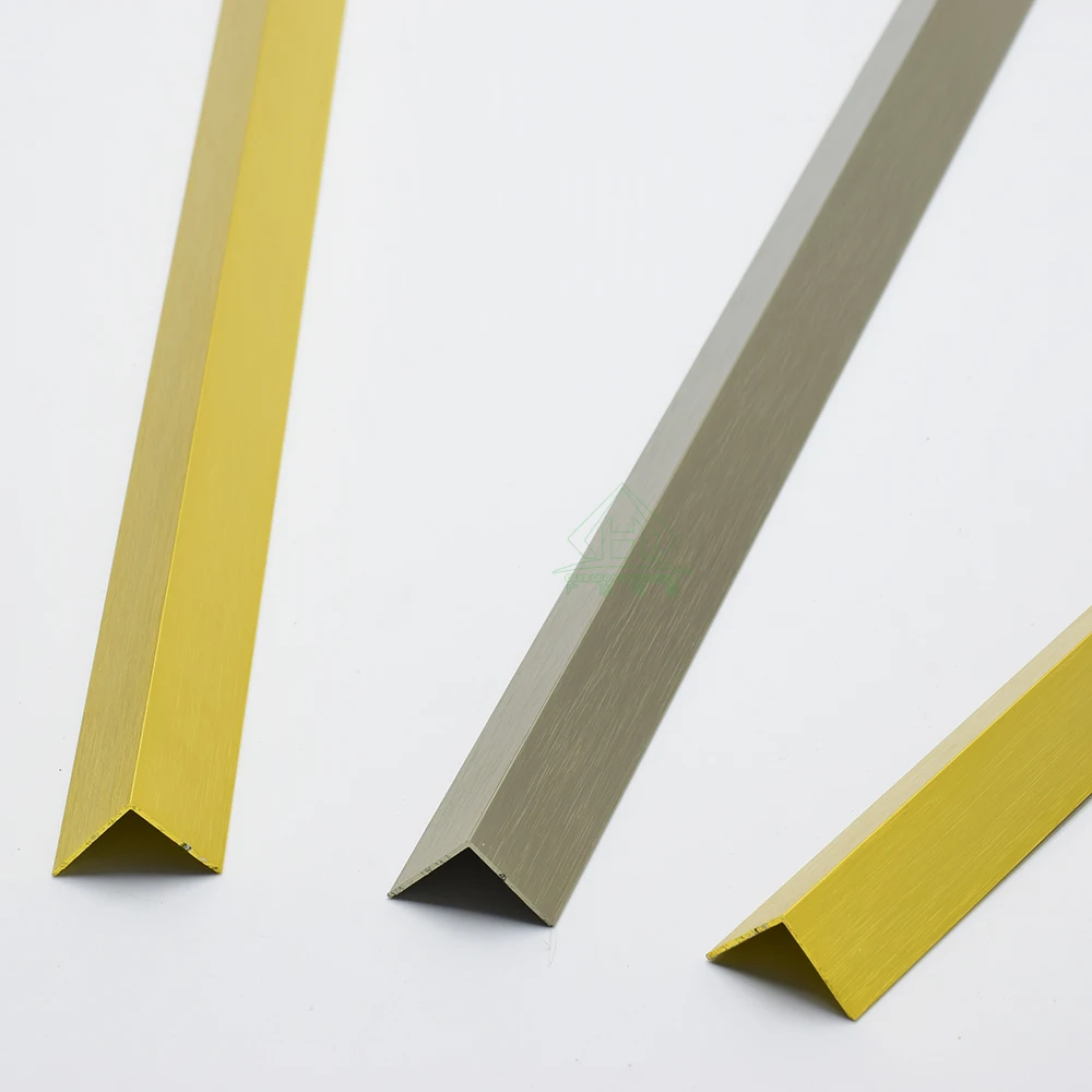 2x2cm L Shape Aluminum Angle In Brushed Champagne Appearance - Buy ...