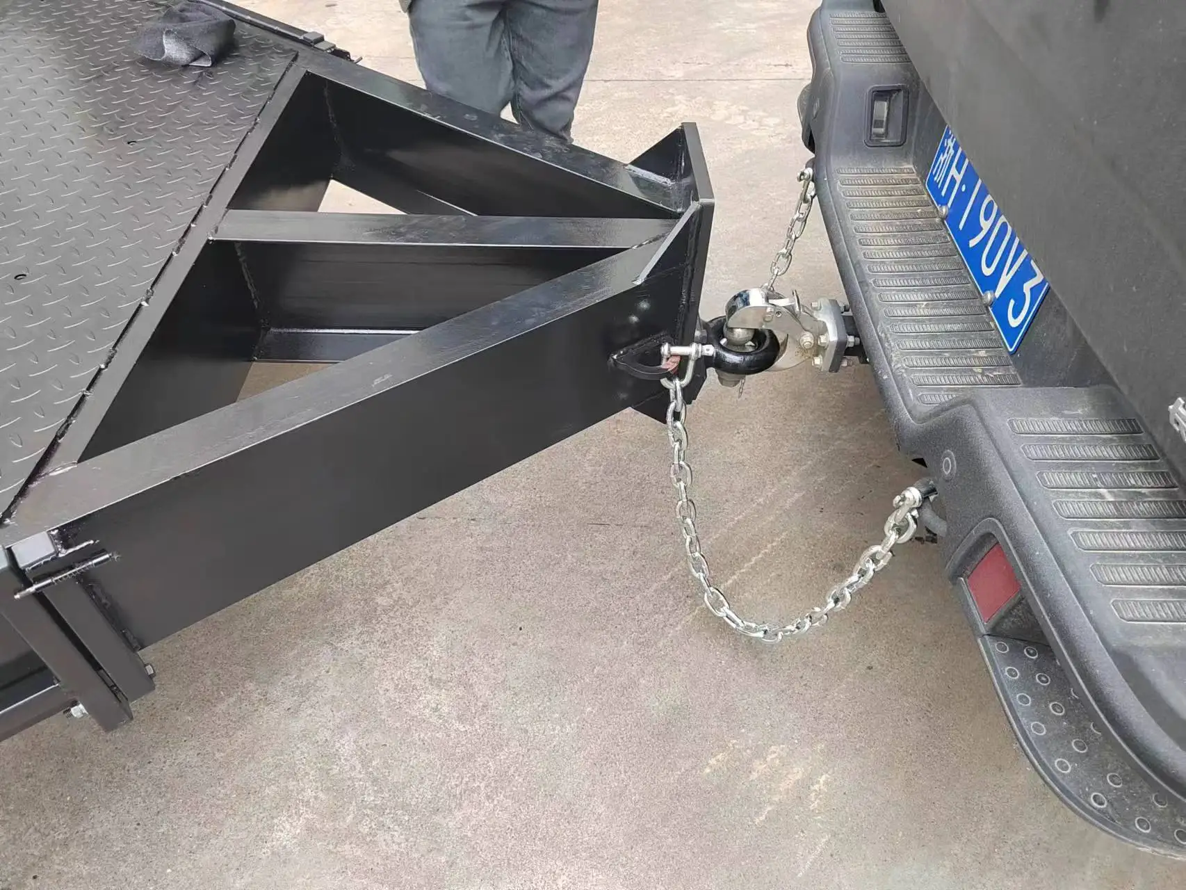 Heavy Duty Tandem Trailer Oem Steel Electric Generator Set Trailer ...