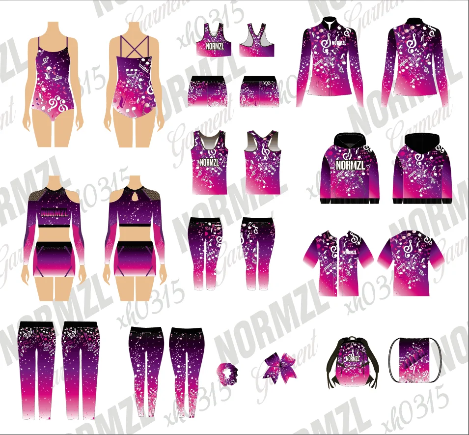 Custom Girls Cheerleading Practice Wear Cheer Tank Top and Shorts Sport ...