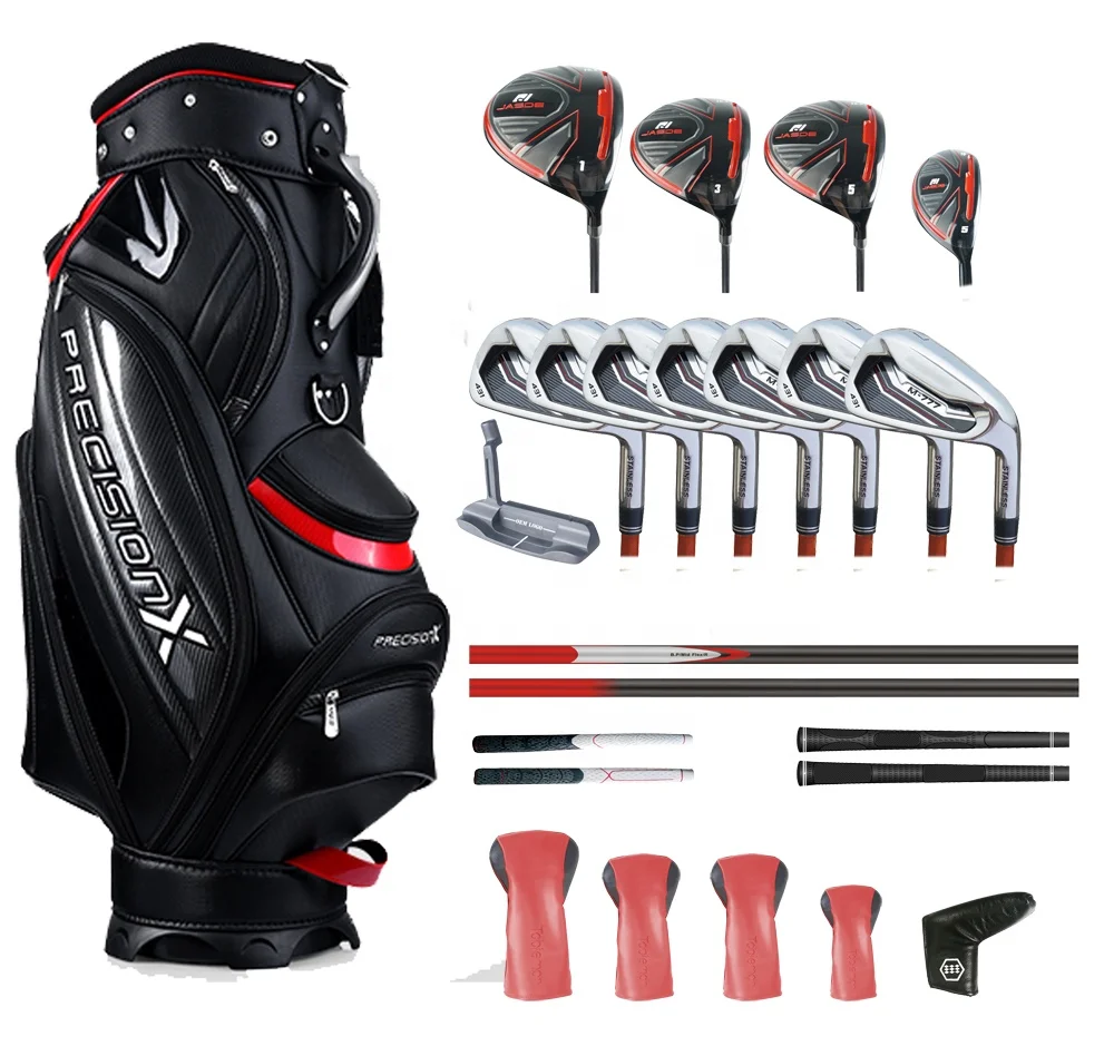 Men's Complete Golf Club Set with PU Golf Bag - Quality & Customization