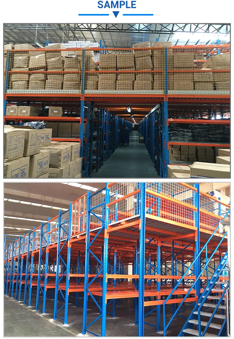 Mezzanine Steel Structure Floor Drawing CAD Warehouse Rack