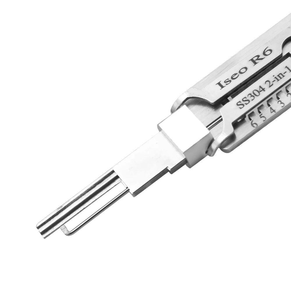 Hot Iseo R6 SS304 Civilian Lishi 2in1 Lock Picking Tools Car Locksmith Tool Set with Electric ...
