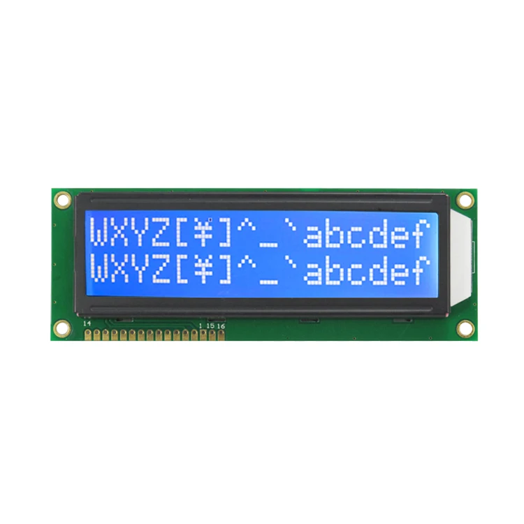 4.0 Inch Monochrome Character Display St7066 16x2 Lcd White Blue 1602 ...