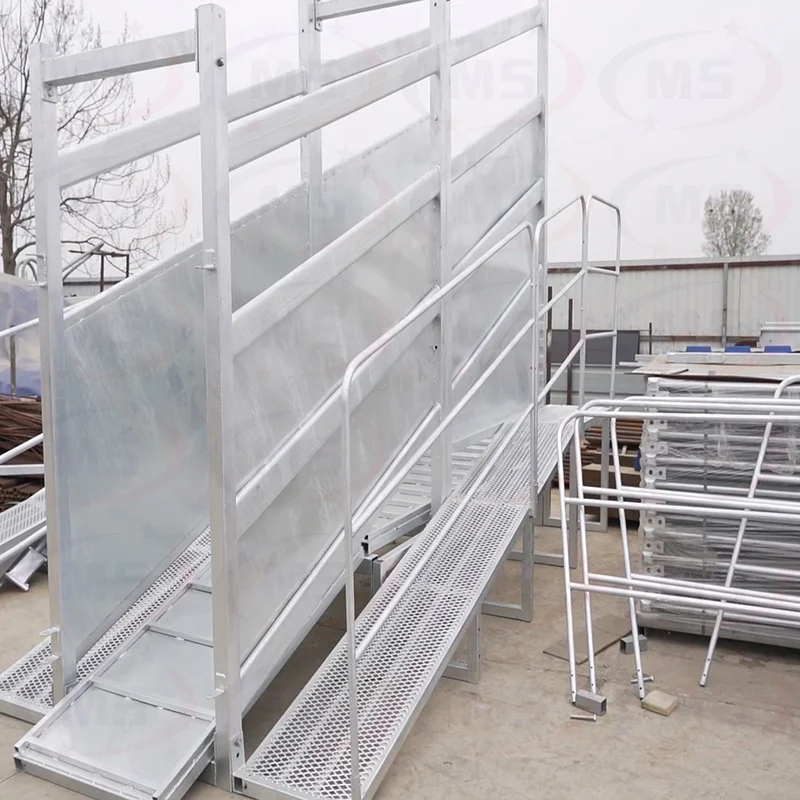 Adjustable Heavy Duty Cattle Loading Ramps for Cattle Goat Sheep Horse ...