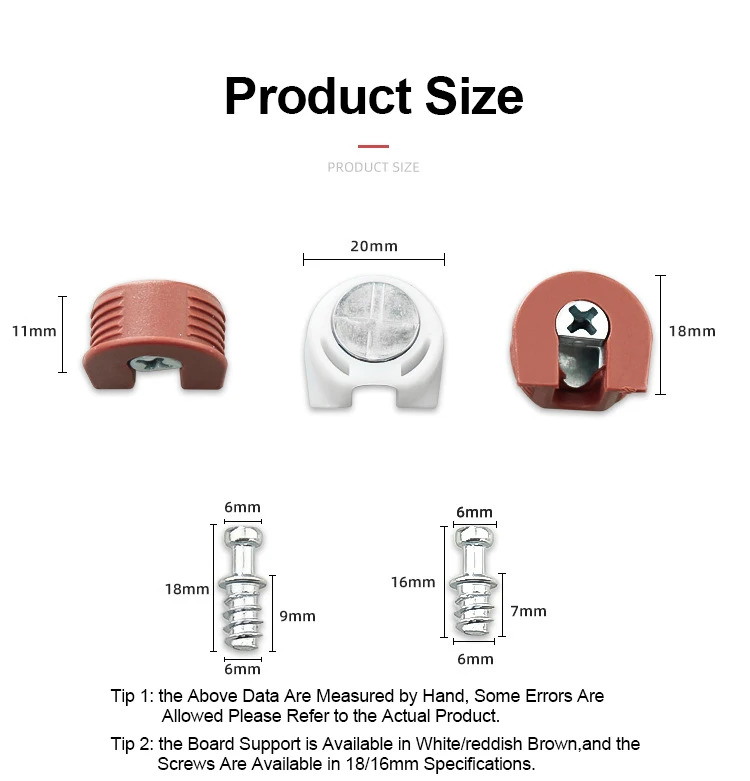 Rafix Connector Support Shelf Plastic Connectors for 16mm Board ...