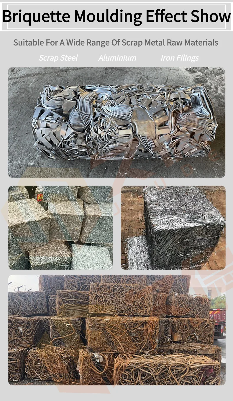 Hydraulic Compressing Scrap Metal Compactor Scrap Iron Baler ...