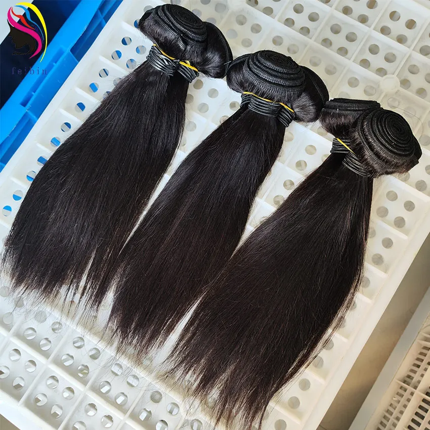 70g/pc Straight Cheap Natural Cuticle Aligned Remy Mink Brazilian ...