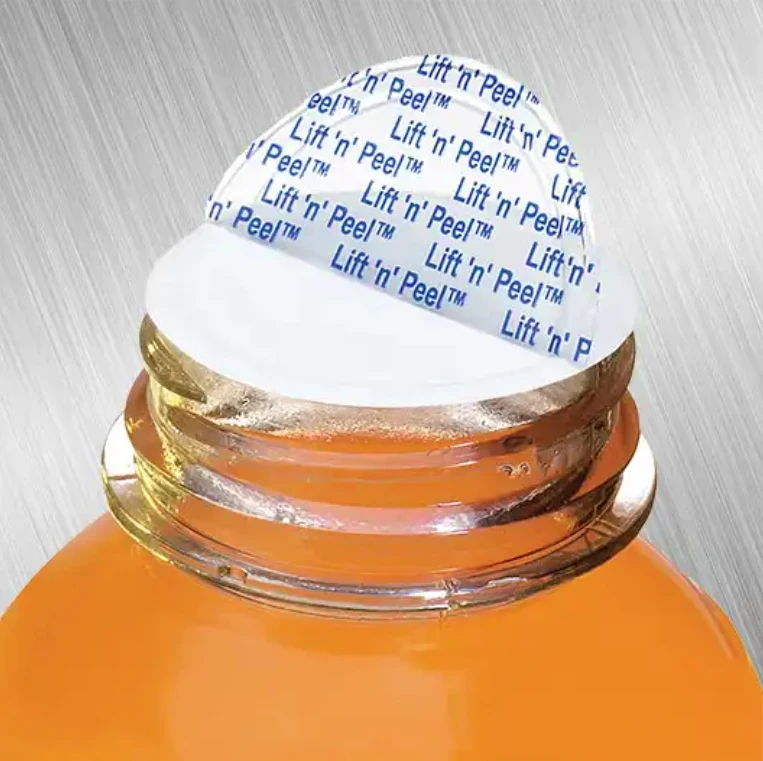 Hot Sale Seal Peelable Lift And Peel One Piece Induction Al Seal Liner ...