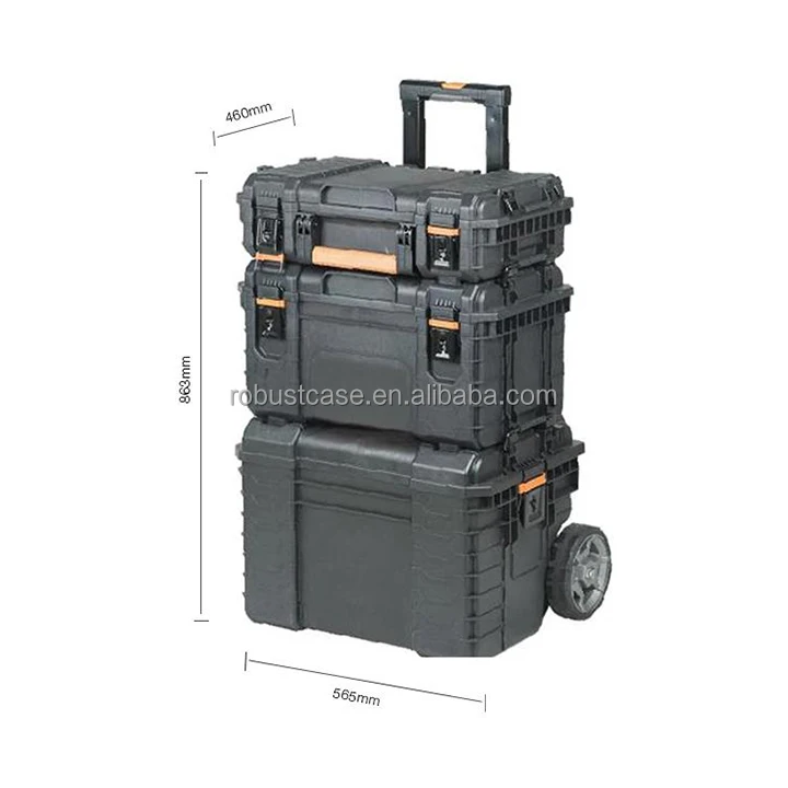 Combined Storage Box Plastic Trolley Storage Movable Plastic Storage ...