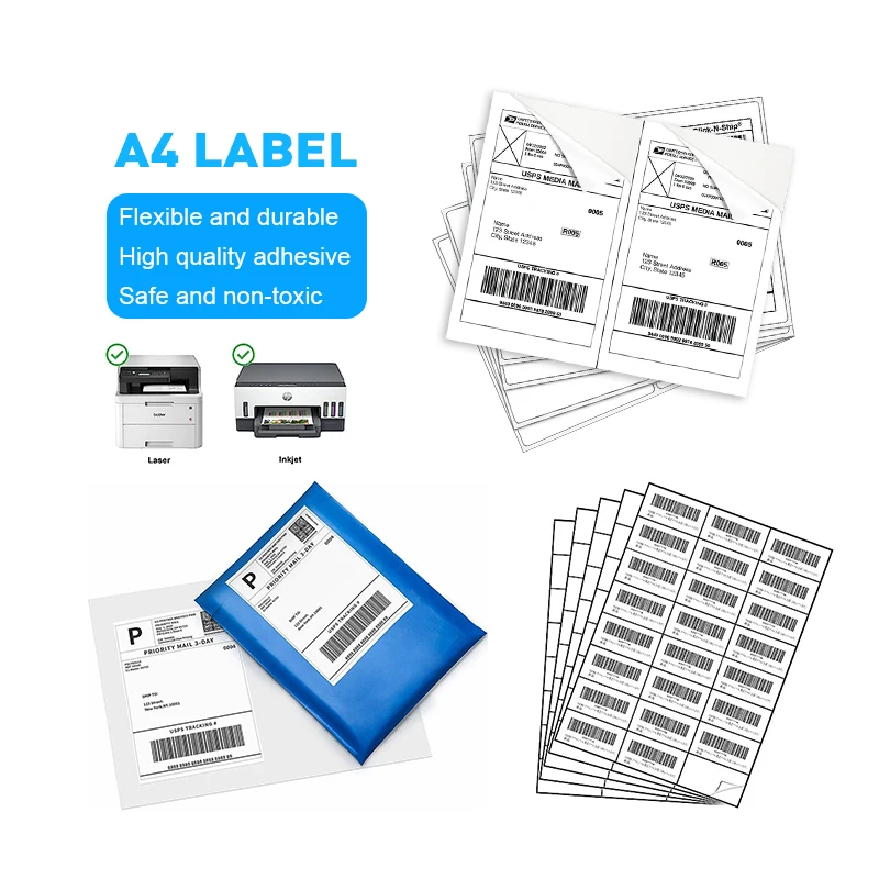 Barcode Sticker Printing Thermal Label Custom Adhesive Paper Labels ...