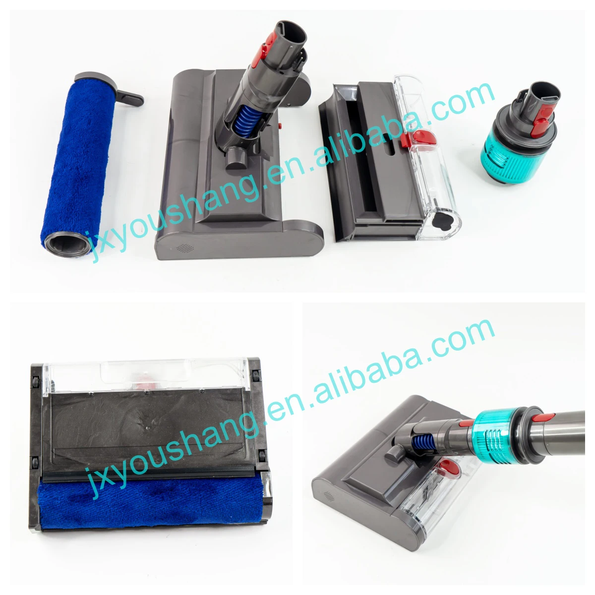 Electric Floor Scrubber Brush for Dysons V7 V8 V10 V11 V15