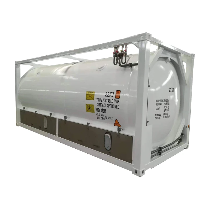 51.8m3 Containerized Lpg Pressure Vessel 40ft Lpg Iso Tank Container ...