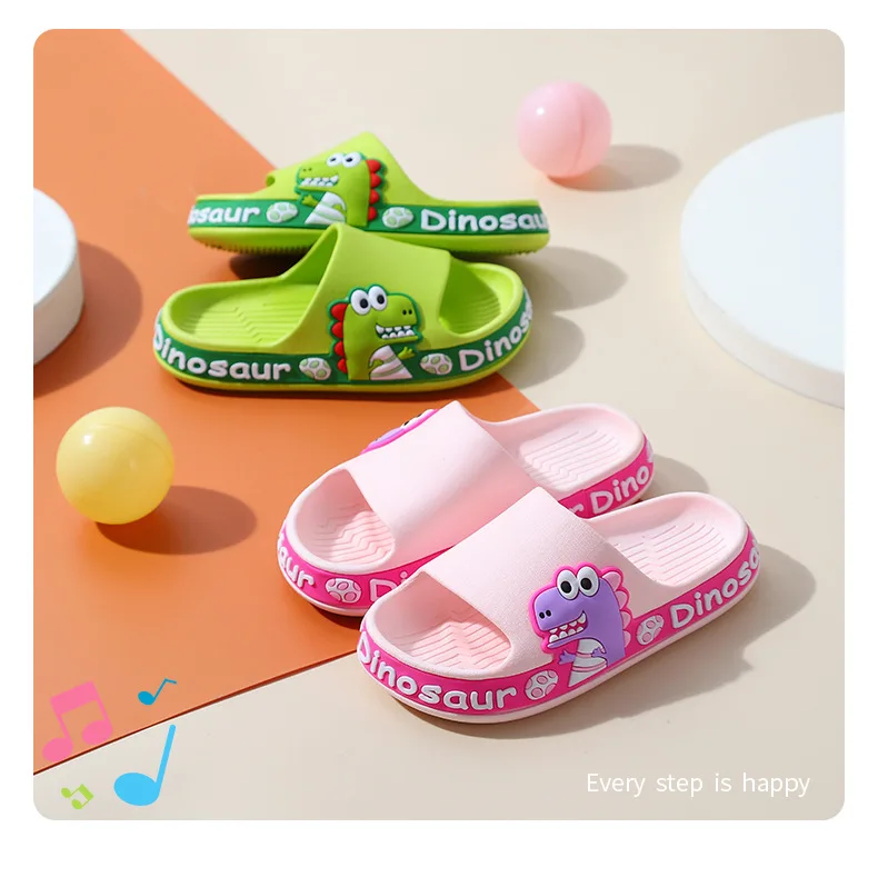 Cartoon Boys Girls Anti-Slip Slippers - Perfect for Kids
