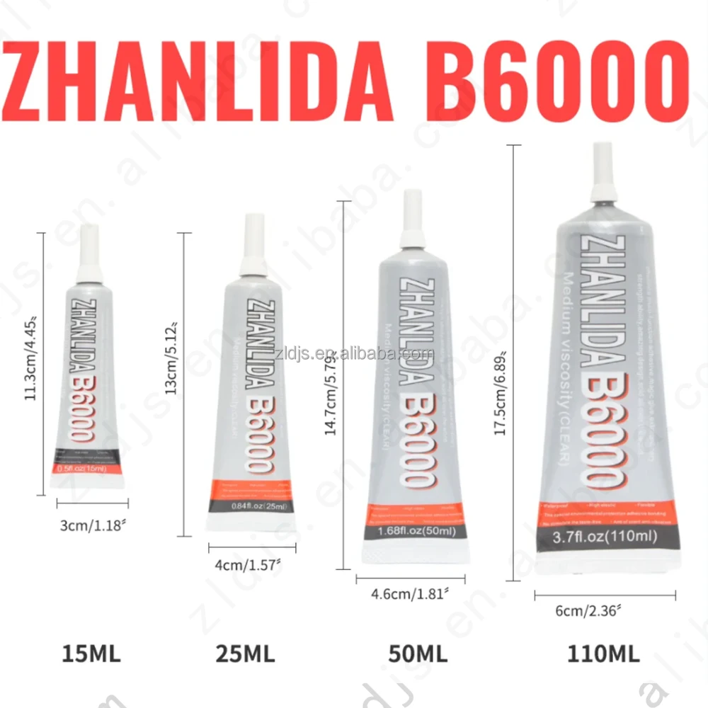 Zhanlida B6000 Clear Contact Adhesive - Precision & Eco-friendly