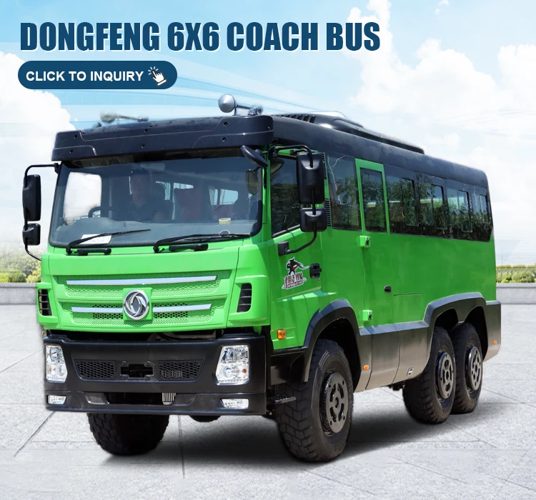 Dongfeng 6X6 Coach Bus - off-Road Transportation Vehicle