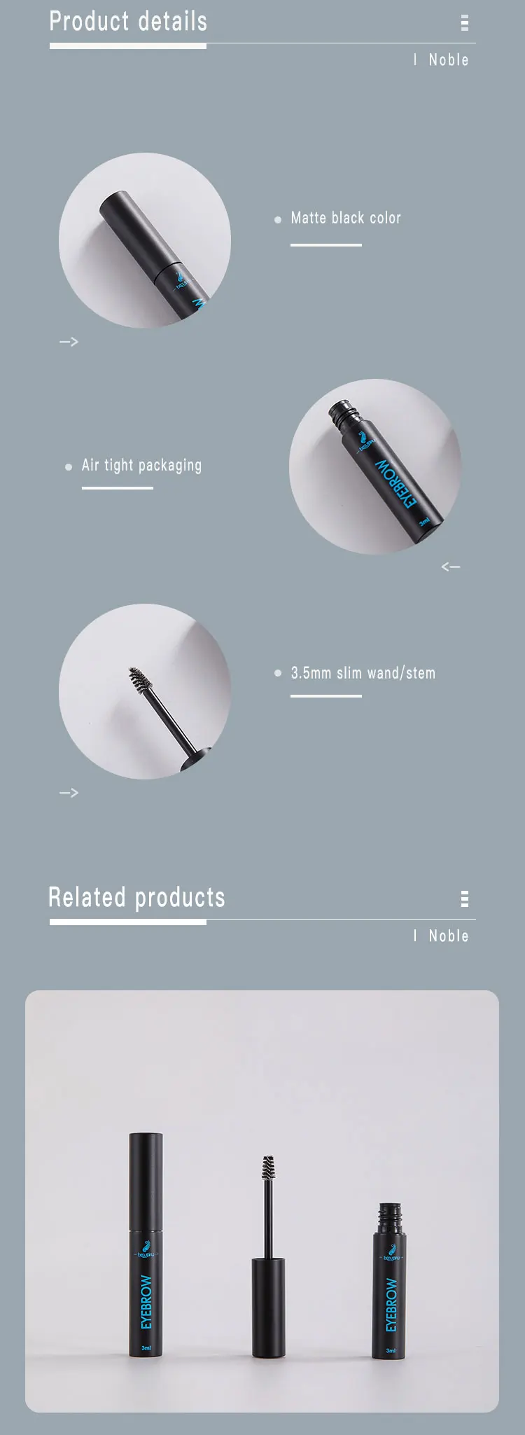 Wholesale Vegan Private Label Custom Logo Waterproof Eye Brow Glue ...