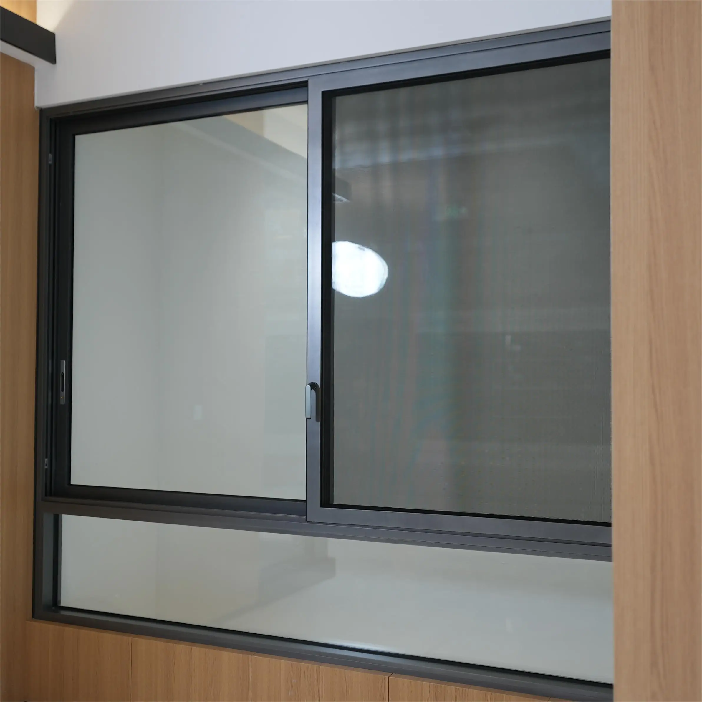 Grill Design Aluminum Glass Sliding Window Double Glass Custom Thermal ...