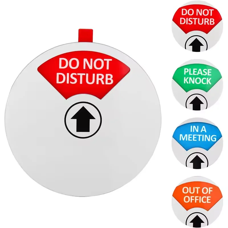 Do Not Disturb In A Meeting Out Of Office Please Knock Sign 4 Options ...