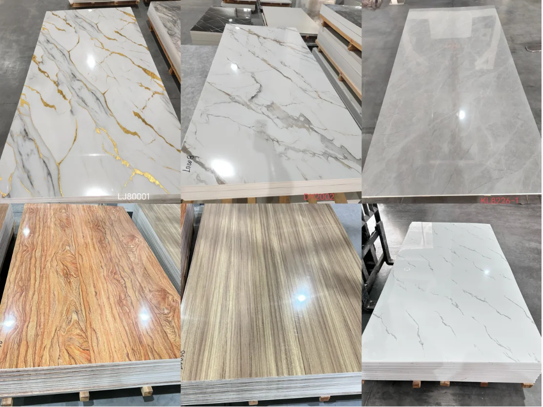 High Glossy PVC Marble Board - Perfect for Wall Decoration
