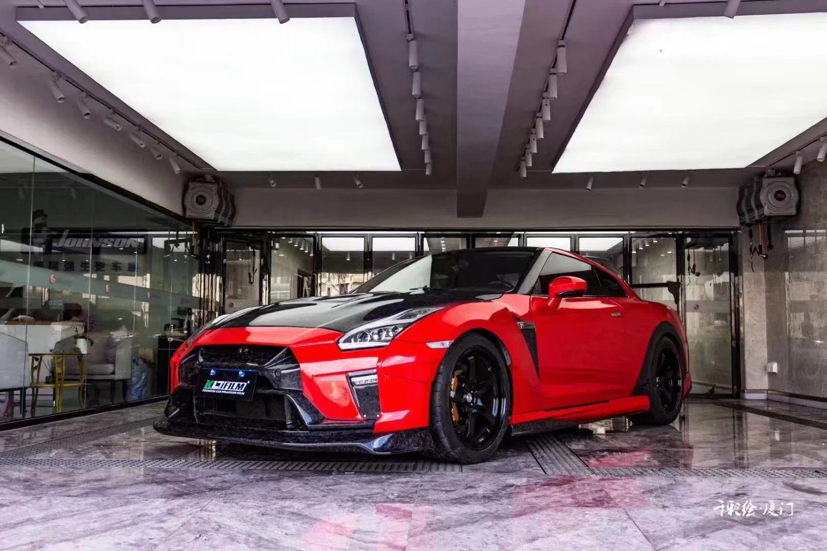 For Nissan GTR R35 Body Kit GTR R35 Upgrade the VARI Style Carbon Fiber ...